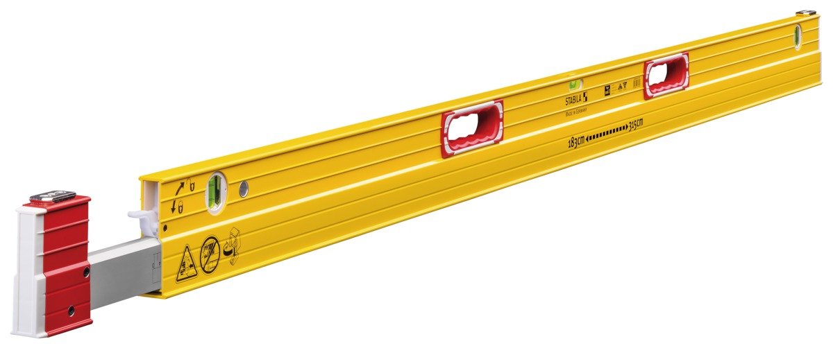 Stabila Type 106 T Telescopic Extendable Spirit Level 3 Vial 183-315cm ...