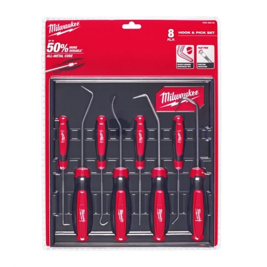 Milwaukee 4932480569 8 Piece Hook & Pick Set - PrimeTools