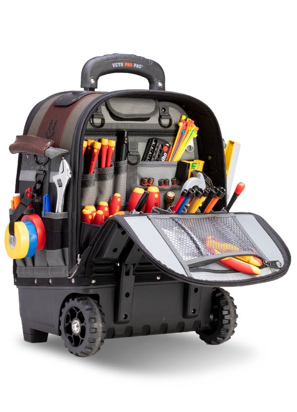 Veto Pro Pac TECH-LCT WHEELER Service Rolling / Roller Tool Bag ...