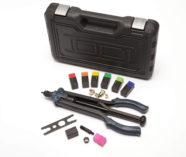Eclipse 2746C-HD Heavy Duty Compact Threaded Insert Nut (Nutsert / Riv-Nut) Setting Riveting Kit ...