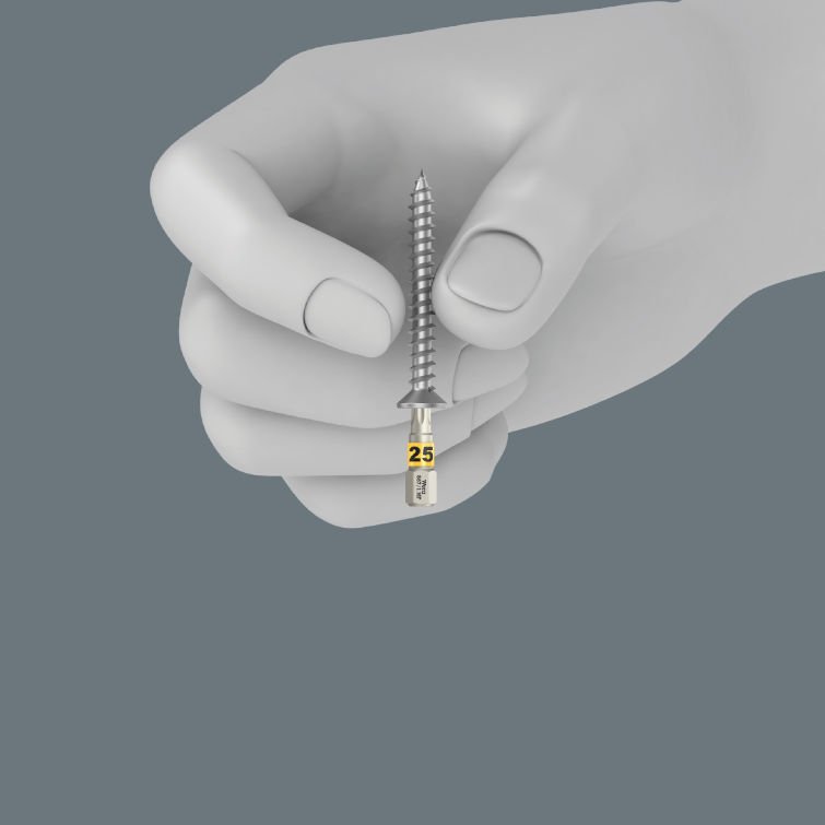 Wera 057777 Bit-Box 20 TX HF Torx Screwdriver Bits T20 (x20) 25mm Long ...