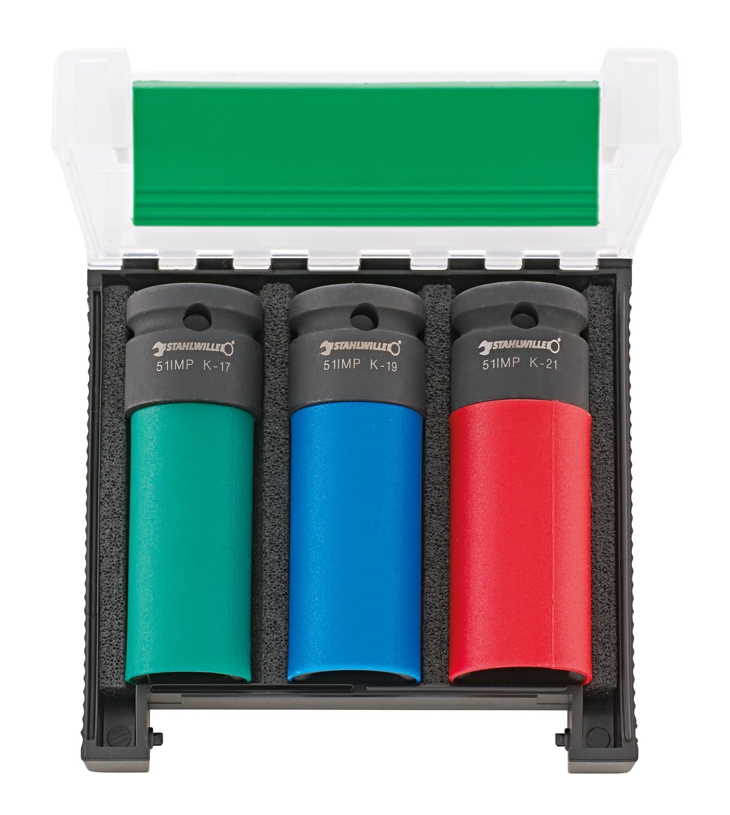 Stahlwille 51IMP K/3 1/2″ Drive 3 Piece Wheel Nut Impact Socket Set ...