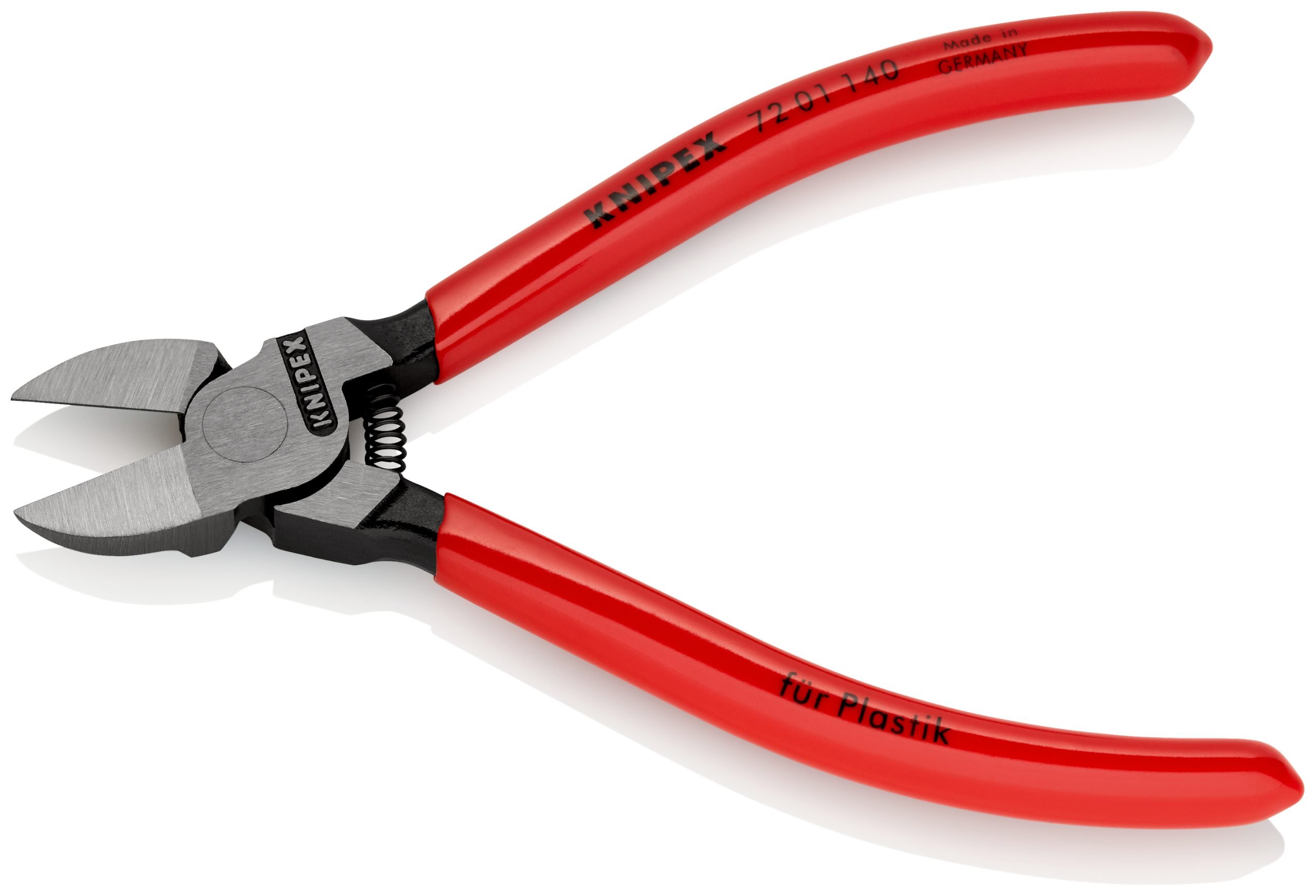Knipex 72 01 140 Diagonal Side Cutter Pliers For Plastic 140mm | PrimeTools
