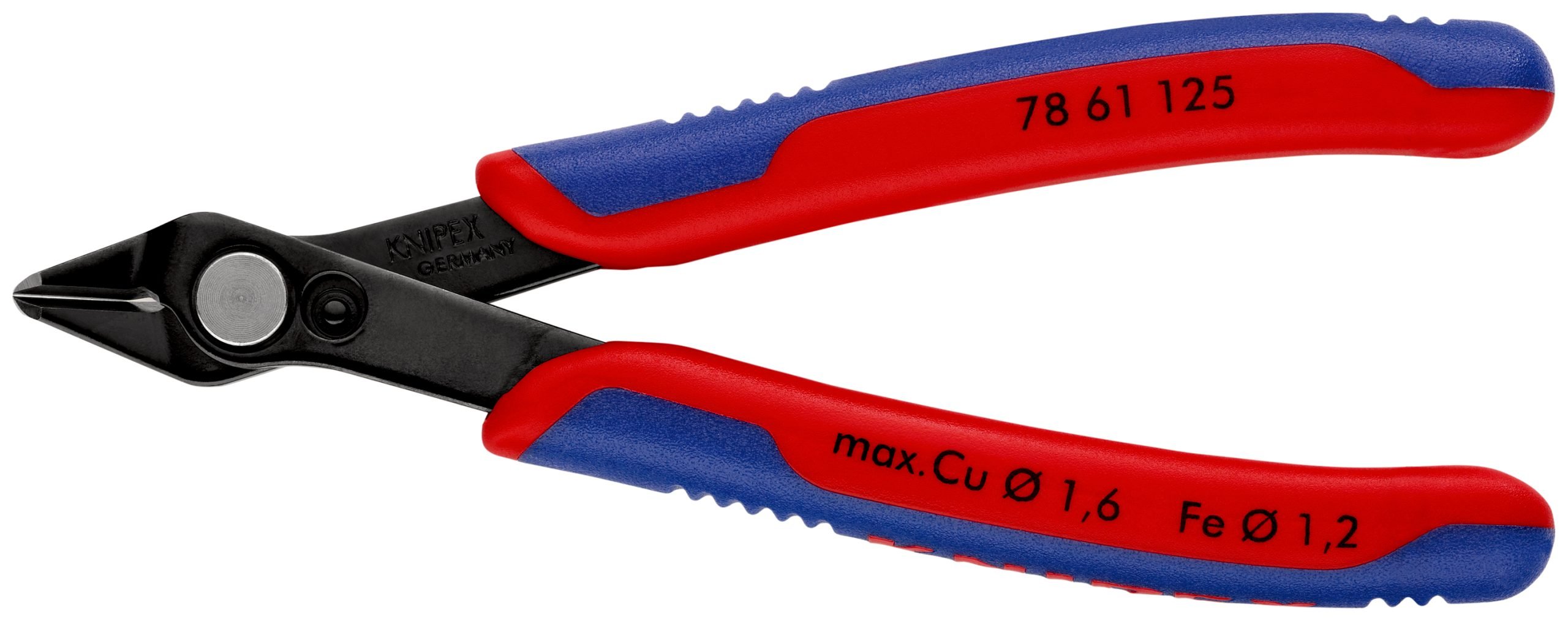 Knipex 78 61 125 Super Knips® Diagonal Flush Cut Electronic Side Cutter ...
