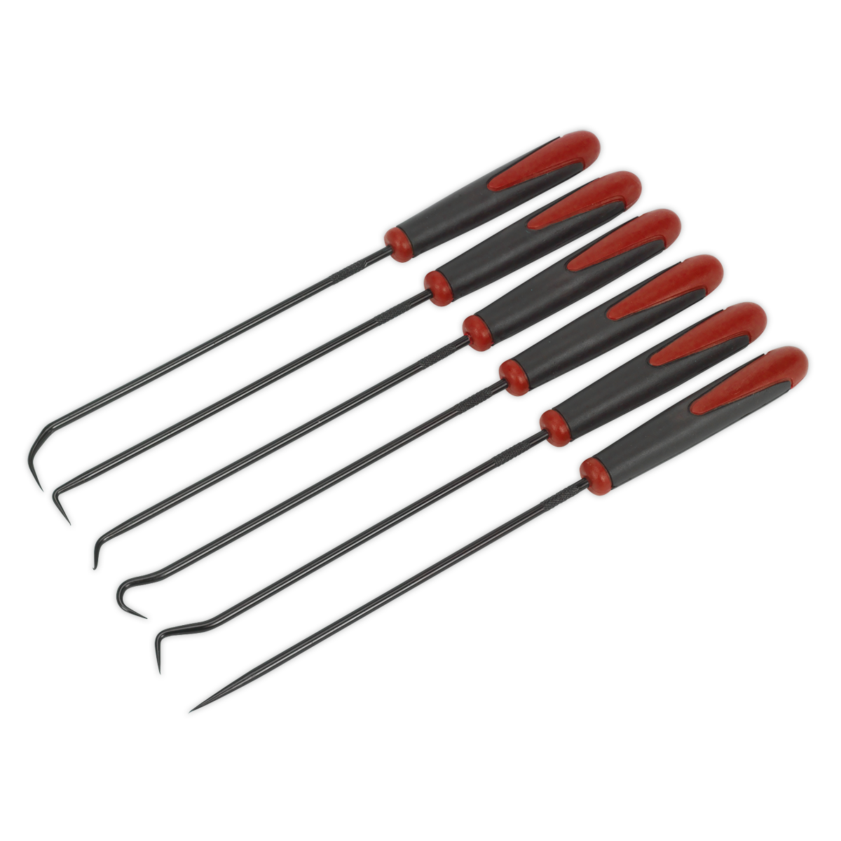 Sealey AK5215 6 Piece Extra Long Hook & Pick Set | PrimeTools