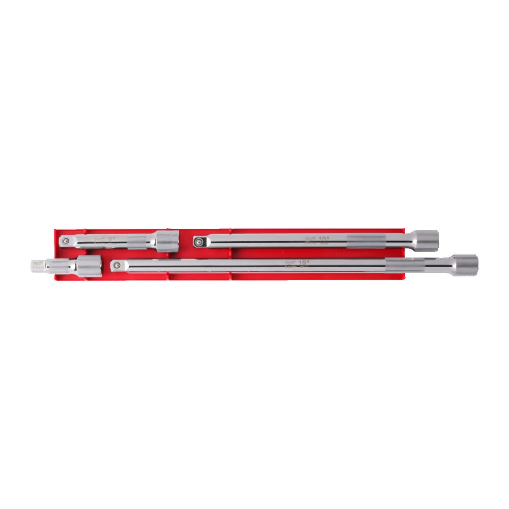 Milwaukee 4932480639 4 Piece 1/2″ Drive Extension Bar Set | PrimeTools