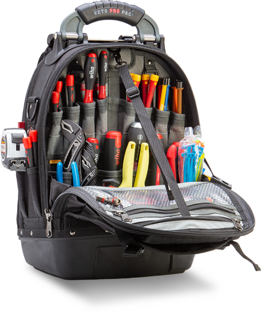 Veto Pro Pac TECH PAC BLACKOUT Tool Backpack / Rucksack - PrimeTools
