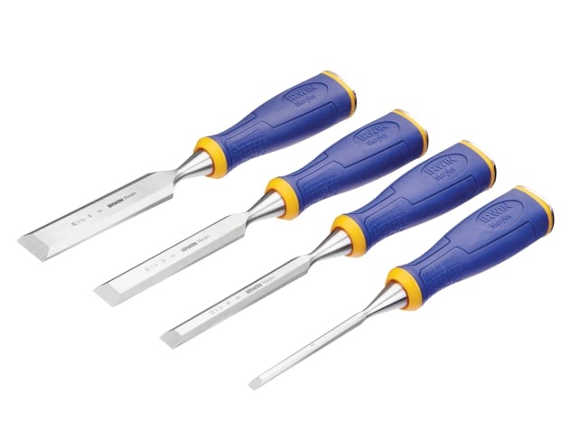 Irwin Marples 10505173 4 Piece M500 Bevel Edge All-Purpose Chisel with ...