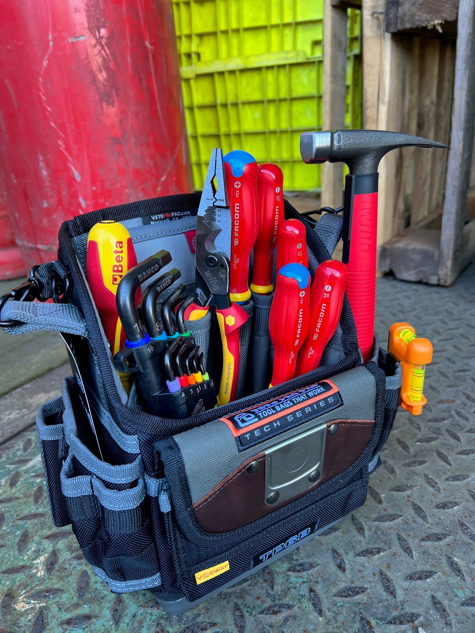 Wiha, Facom & Bahco Electricians Starter Tool Kit Set In Veto Pro Pac ...