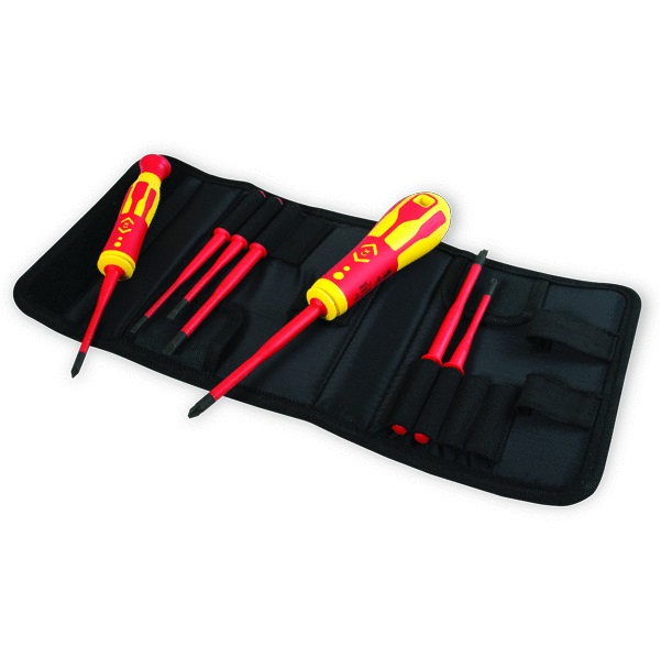 C.K T4935 16 Piece Interchangeable Slim VDE Screwdriver Set | PrimeTools