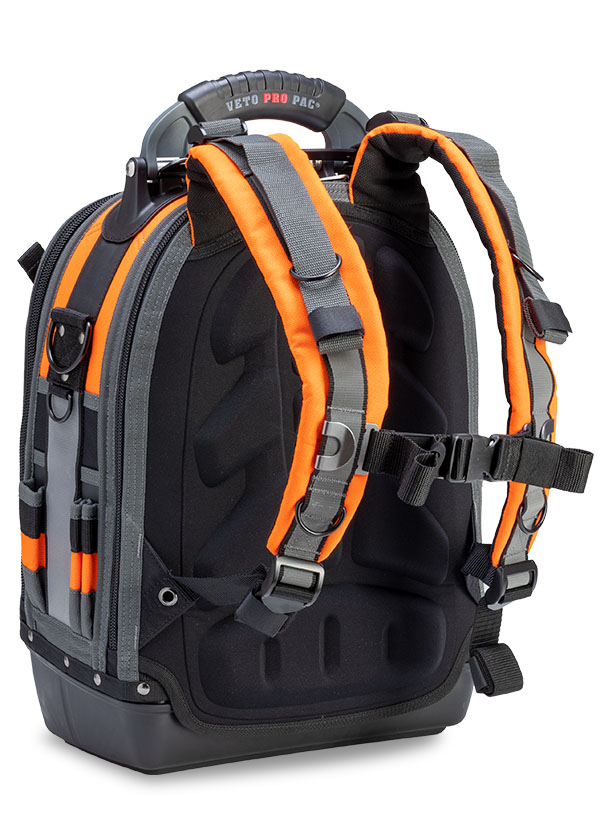 Veto Pro Pac TECH PAC Tool Backpack / Rucksack Bag HiViz Orange ...