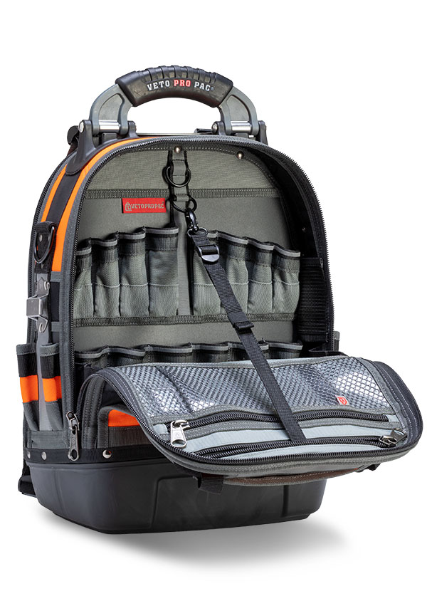 Veto Pro Pac TECH PAC Tool Backpack / Rucksack Bag HiViz Orange ...