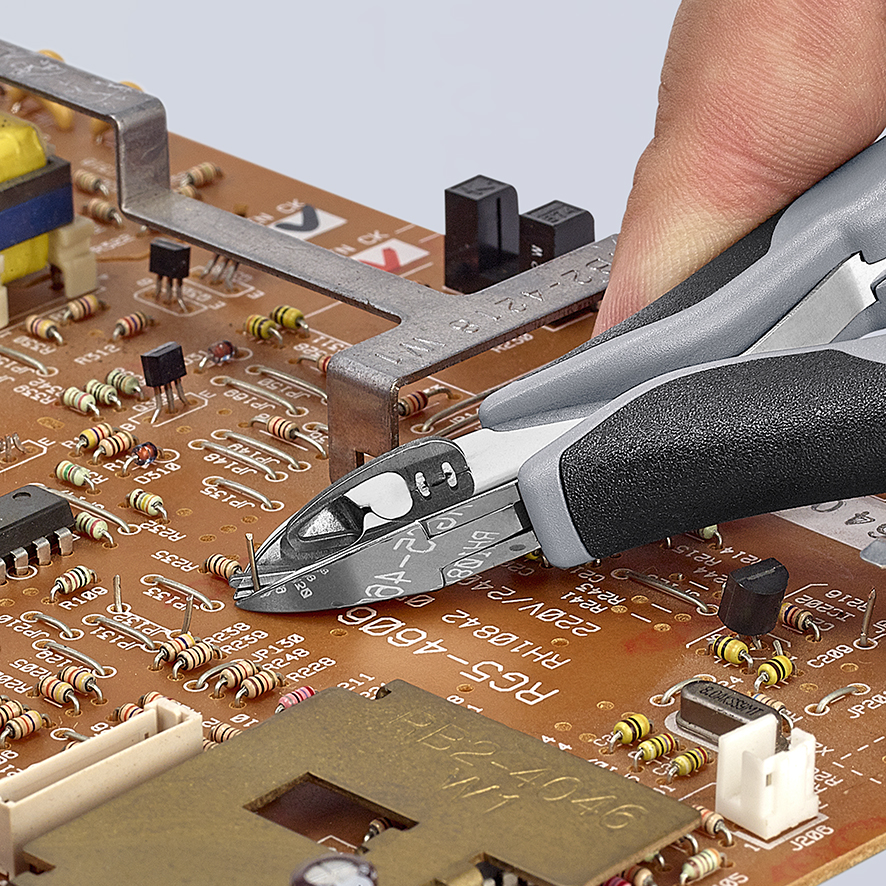 Knipex 77 12 115 ESD Electronics Diagonal Cutter ESD With Multi ...