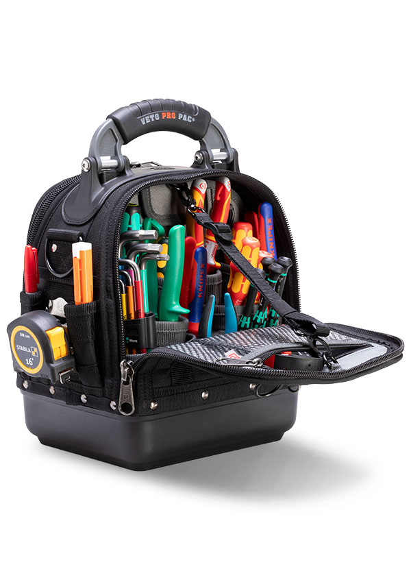 Veto Pro Pac TECH-MC BLACKOUT Compact Tool Bag | PrimeTools