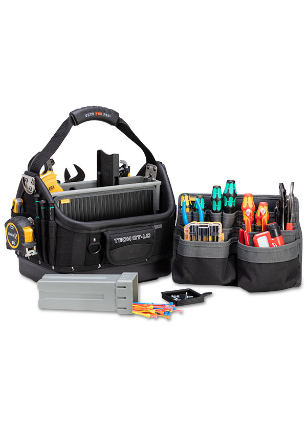 Veto Pro Pac TECH OT-LC BLACKOUT Large Open Tote Technician Tool Bag ...