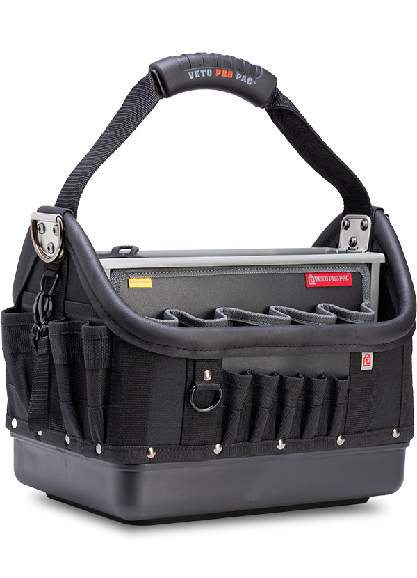 Veto Pro Pac TECH OT-LC BLACKOUT Large Open Tote Technician Tool Bag ...