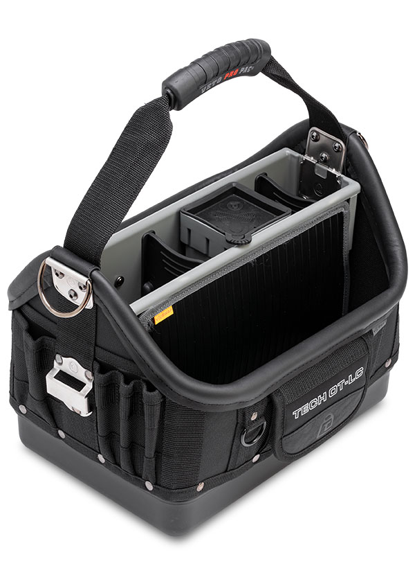 Veto Pro Pac TECH OT-LC BLACKOUT Large Open Tote Technician Tool Bag | PrimeTools