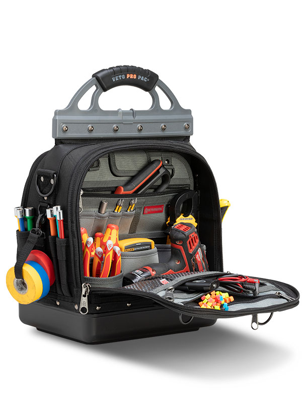 Veto Pro Pac TECH-LCT BLACKOUT Closed Top Tool Bag | PrimeTools
