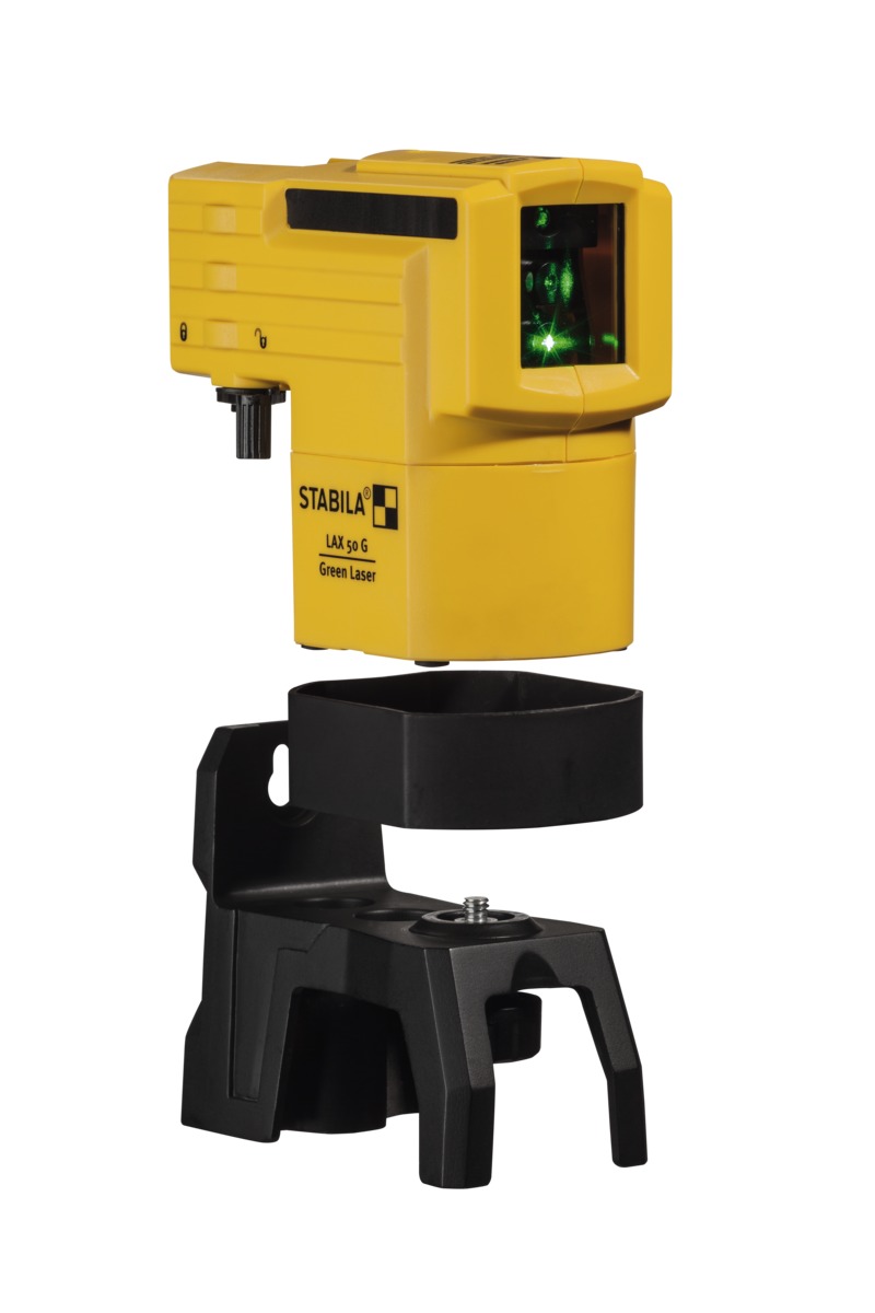 Stabila LAX 50 G Cross Line Laser Level 3 Piece Set – Green | PrimeTools