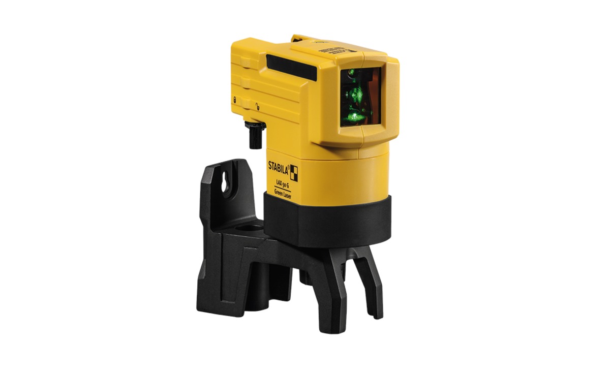 Stabila LAX 50 G Cross Line Laser Level 3 Piece Set – Green | PrimeTools