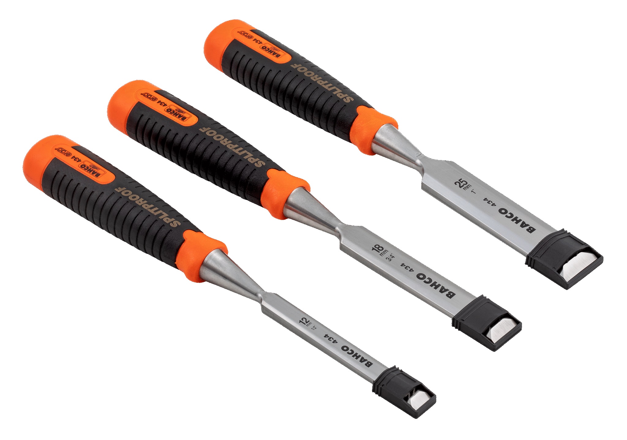 Bahco 434-S3-EUR ERGO™ 3 Piece Splitproof Chisel Set | PrimeTools