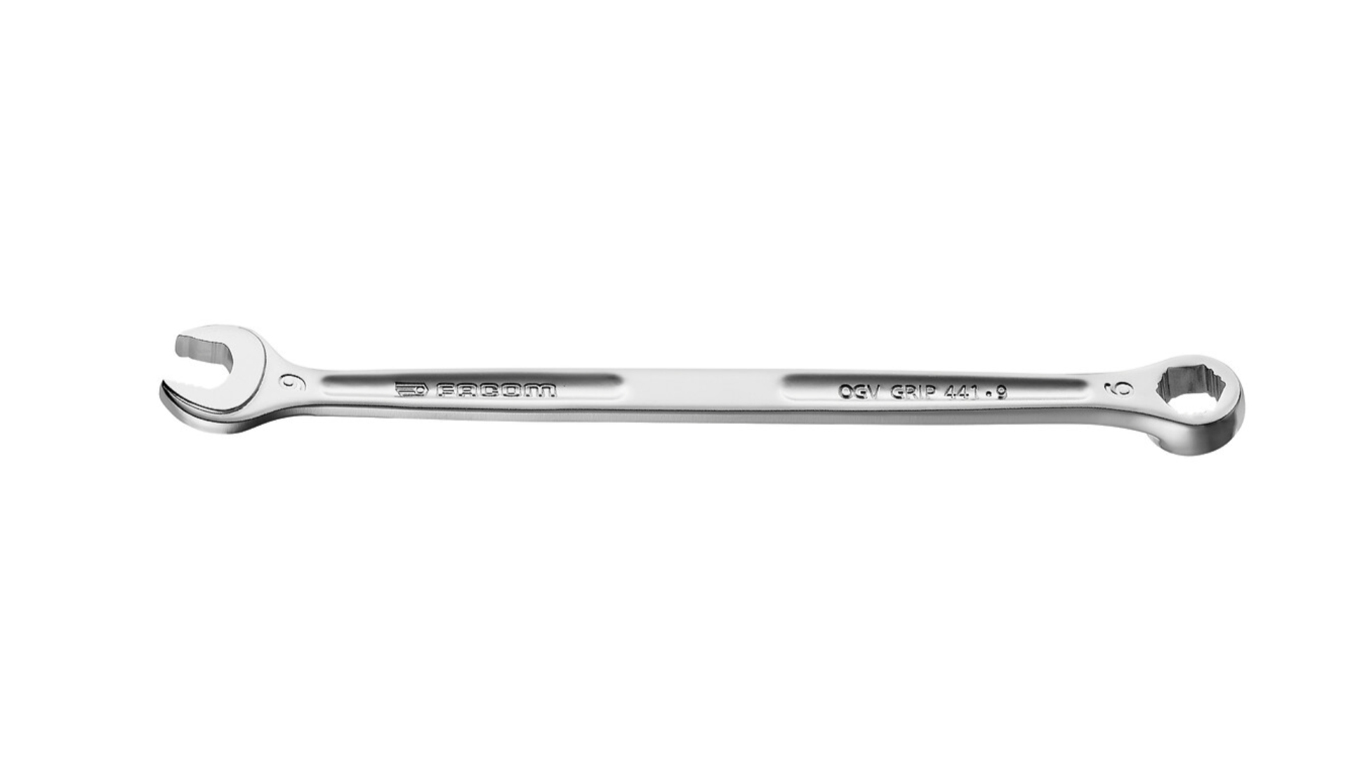 Facom 441.9 OGV Grip Long Combination Spanner 6 Point Ring End – 9mm ...