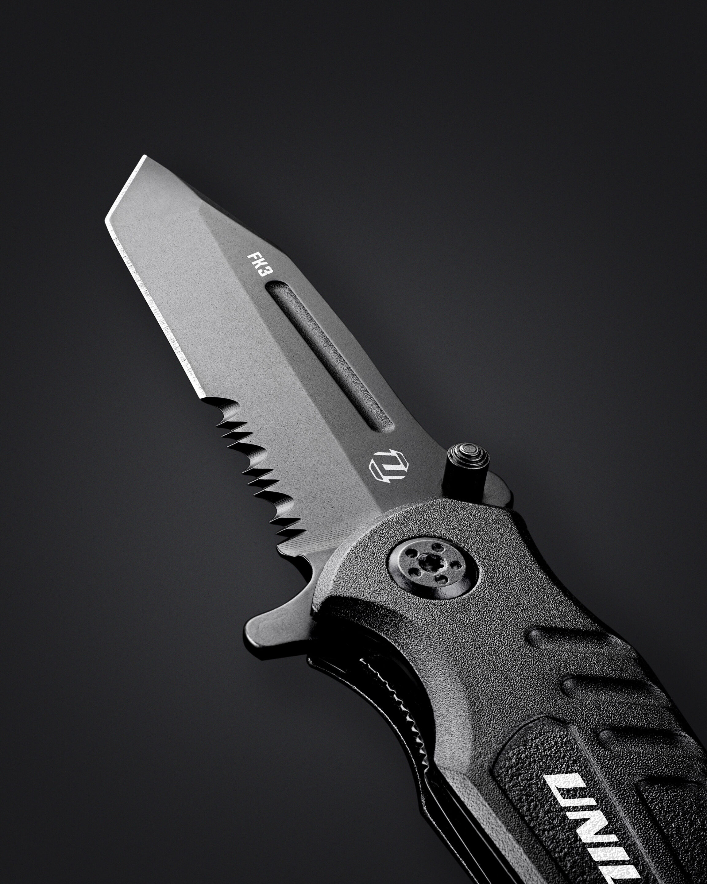 Unilite FK3 Heavy Duty Folding Serrated Work Knife | PrimeTools