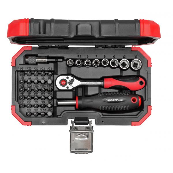 Gedore Red R33003040 40 Piece 1/4″ Drive Socket & Screwdriver Bit Set ...
