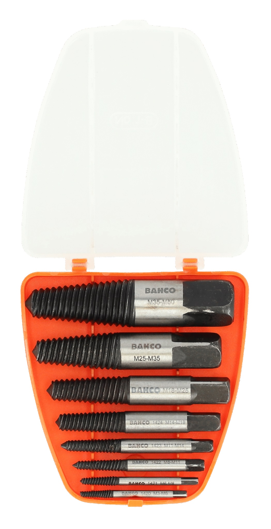 Bahco 1435/8 8 Piece Stud Extractor Set M8-M45 | PrimeTools