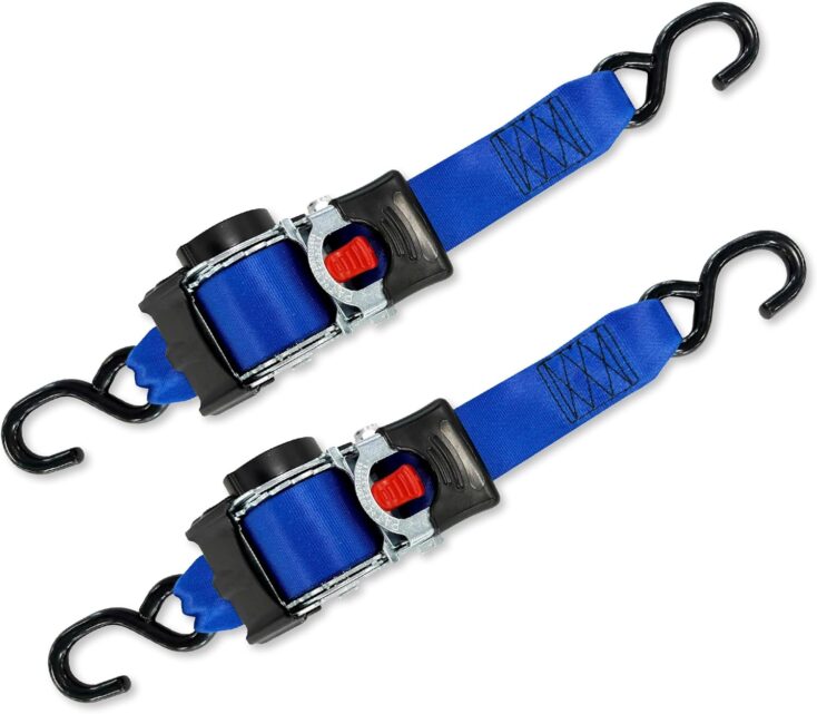 Pack of 2 x Spear & Jackson RATSTRAP50-TWIN Automatic Retracting ...