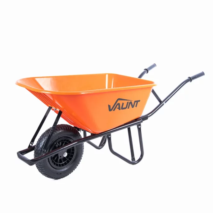 Vaunt Heavy Duty 100 Litre Plastic Tray Reinforced Wheelbarrow - PrimeTools